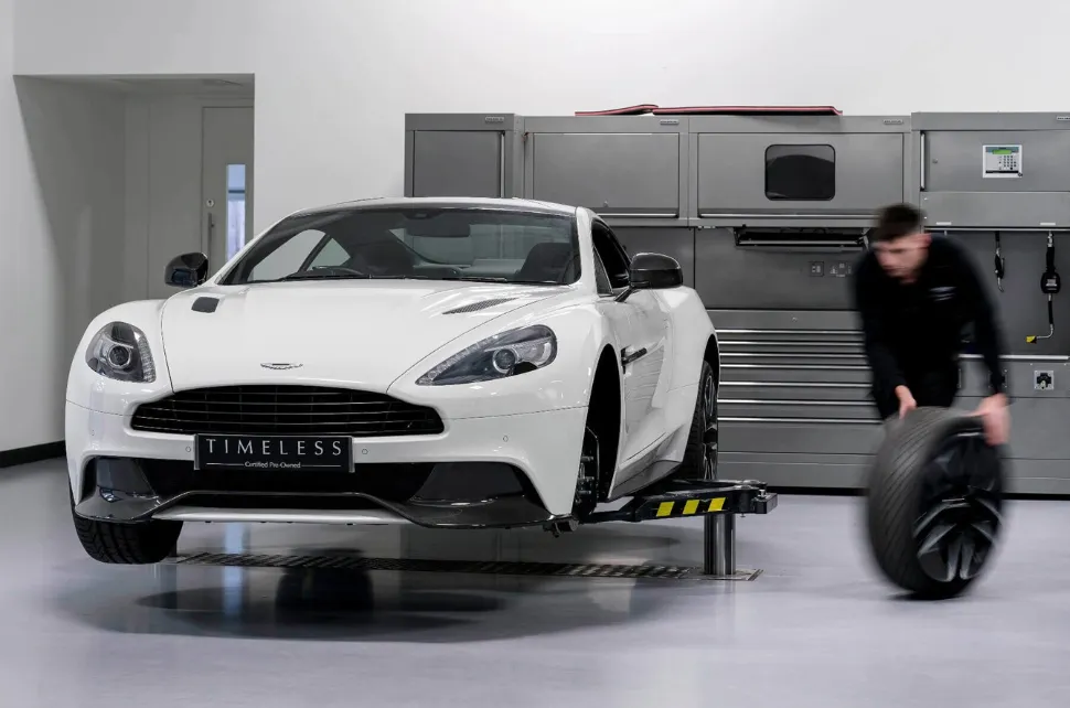 Aston Martin in Service Center